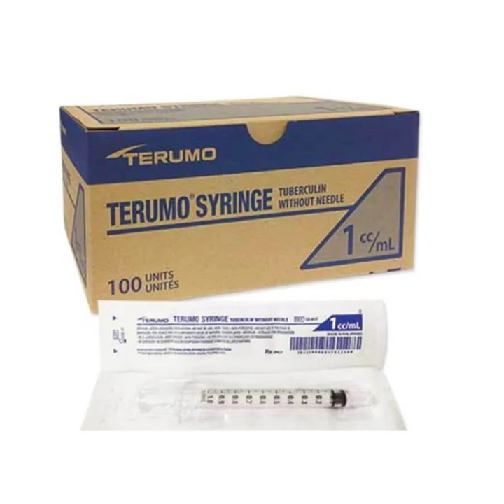 Terumo™ 1cc Tuberculin Syringe Only Luer Slip 100/Box – Bondi Medical Supplies Inc