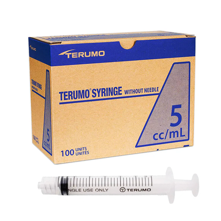 Terumo™ 5cc Syringe Only Luer Lock 100/Box – Bondi Medical Supplies Inc