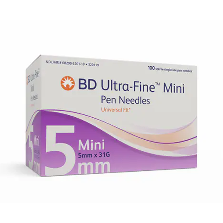 BD Ultra-Fine™ Mini Pen Needles 31G x 5mm 100/Box – Bondi Medical Supplies Inc
