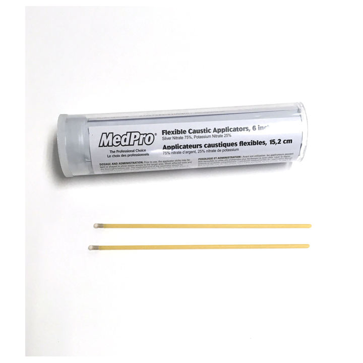 MedPro® Flexible Caustic Applicator, Silver Nitrate, 6'' 100/Pack ...