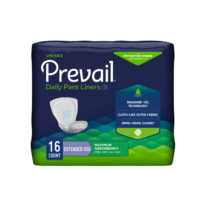 Prevail® Daily Incontinence Pant Liners 28 Inch Heavy Absorbency 96/Ca ...