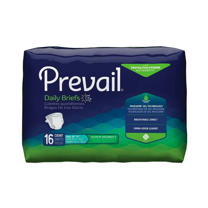 Prevail Small Maximum Absorbency Briefs (96 count) – Bondi Medical ...