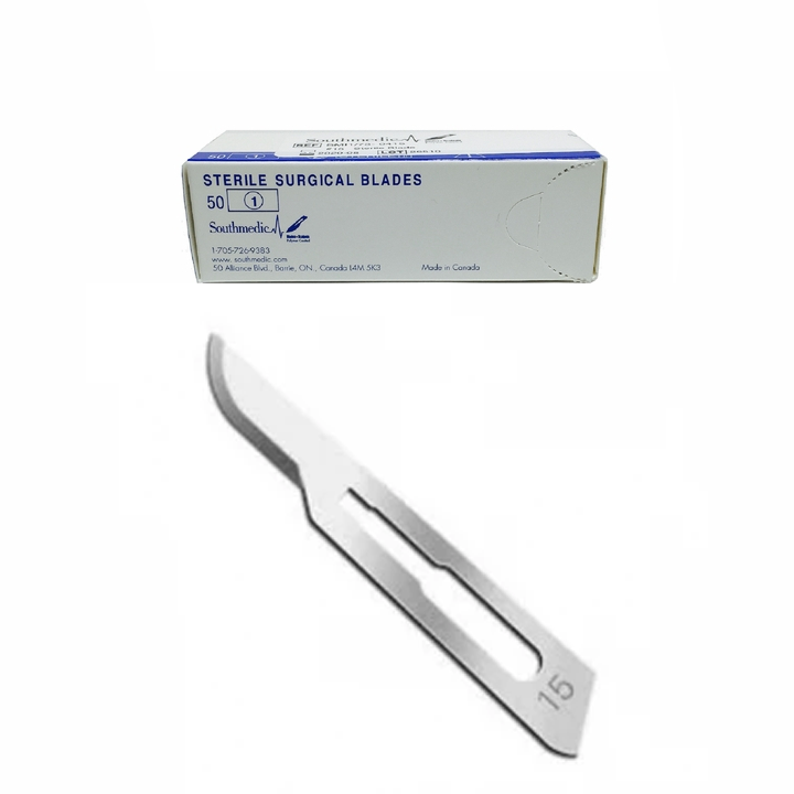 Southmedic Personna® Plus Stainless Steel #15 Surgical Scalpel Blades ...