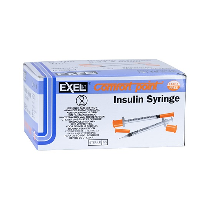 Exel™ Insulin / Botox Syringes 3/10cc 31G 8mm 100/Box – Bondi Medical ...