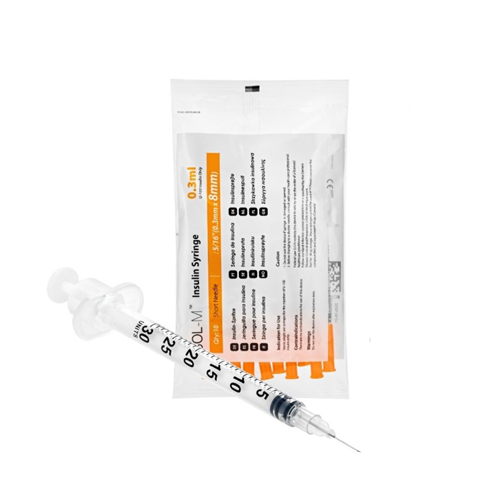 SOL-M™ Insulin / Botox Syringes 3/10cc 31G 8mm PACK OF 10 – Bondi ...