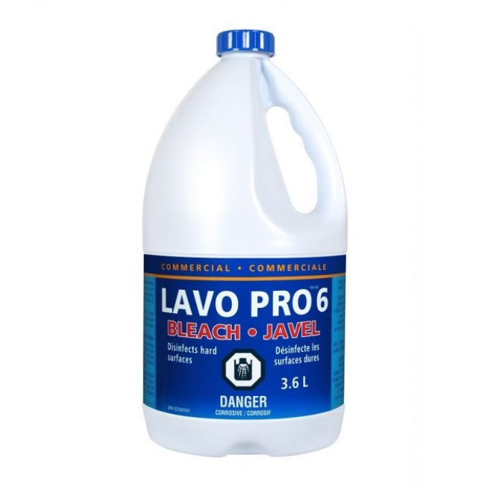Lavo Pro™ Commercial 6% Liquid Bleach 3.6L – Bondi Medical Supplies Inc