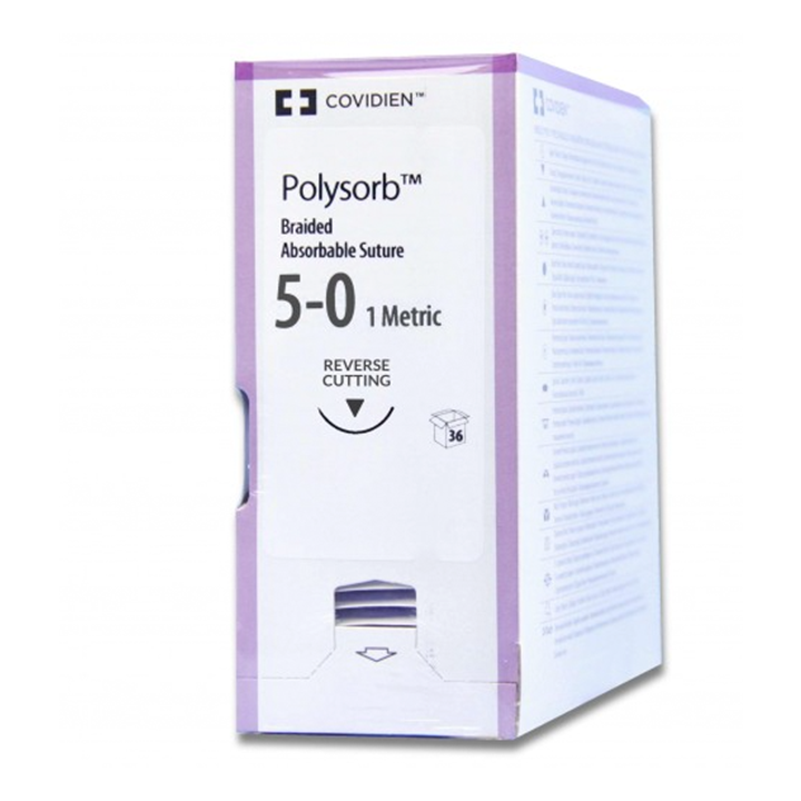 Covidien SL-5687 Sutures 5-0 POLYSORB™ Undyed 45cm P13 36/Box – Bondi ...