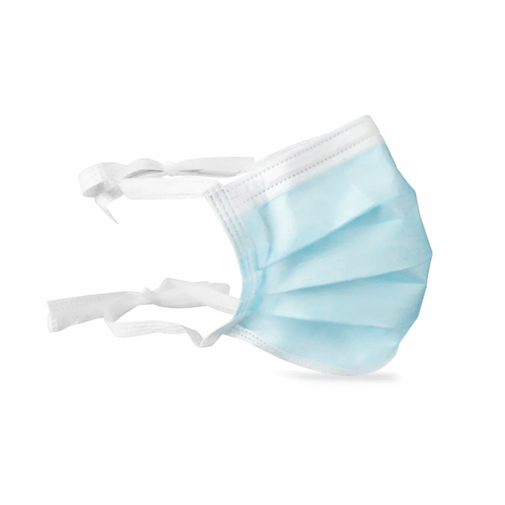 ASTM Level 1 Tie-On Face Mask 50/Box – Bondi Medical Supplies Inc