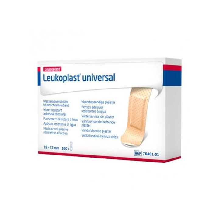Leukoplast® Universal Plastic Dressing, Sterile 1.9 x 7.2cm 100/Box ...