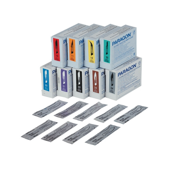#15 Paragon® Disposable Blade Stainless Steel Blade Sterile 100/Box ...
