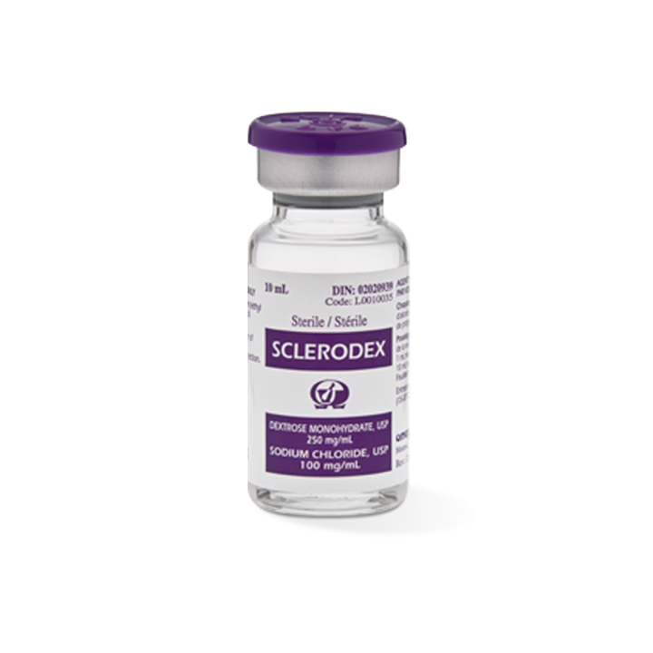 Sclerodex® Dextrose USP 250mg/ML With Sodium Chloride USP 100mg/ml 5/P ...
