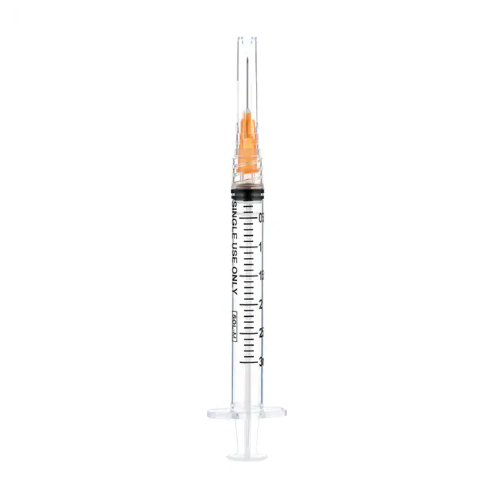 SOL-M 3ml Luer Lock Syringe with Exchangable 25G x 5/8'' Needle 100/Bo ...