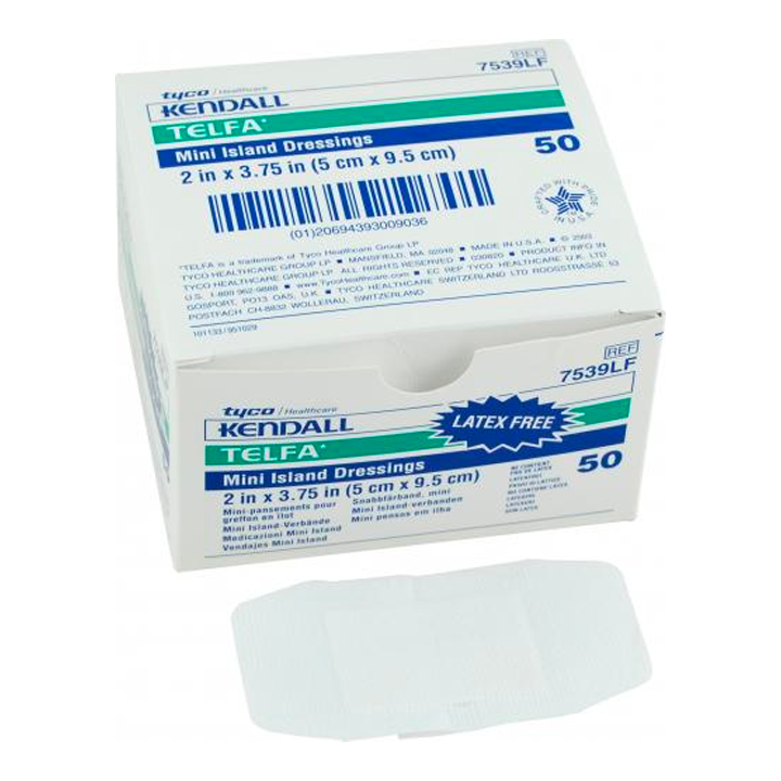 Telfa™ Sterile Non-Adherent Dressing 2" x 3¾" 50/Box – Bondi Medical ...