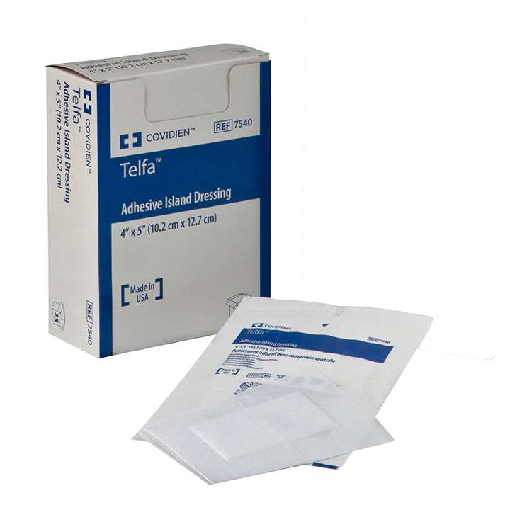 Telfa™ Sterile Non-Adherent Dressing 4x5in 25/Box – Bondi Medical ...