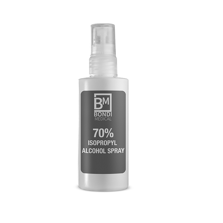 Alcool à frotter isopropyle à pulvérisation 70% 100 ml – Bondi Medical ...