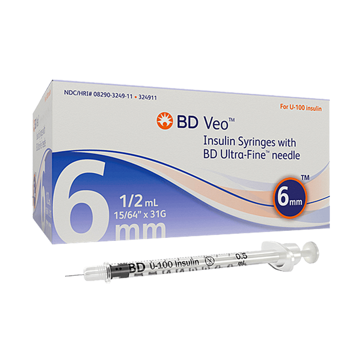 BD Ultra-Fine™ Insulin Syringes, 6mm x 31G BD 324920 (500/Box) – Bondi ...