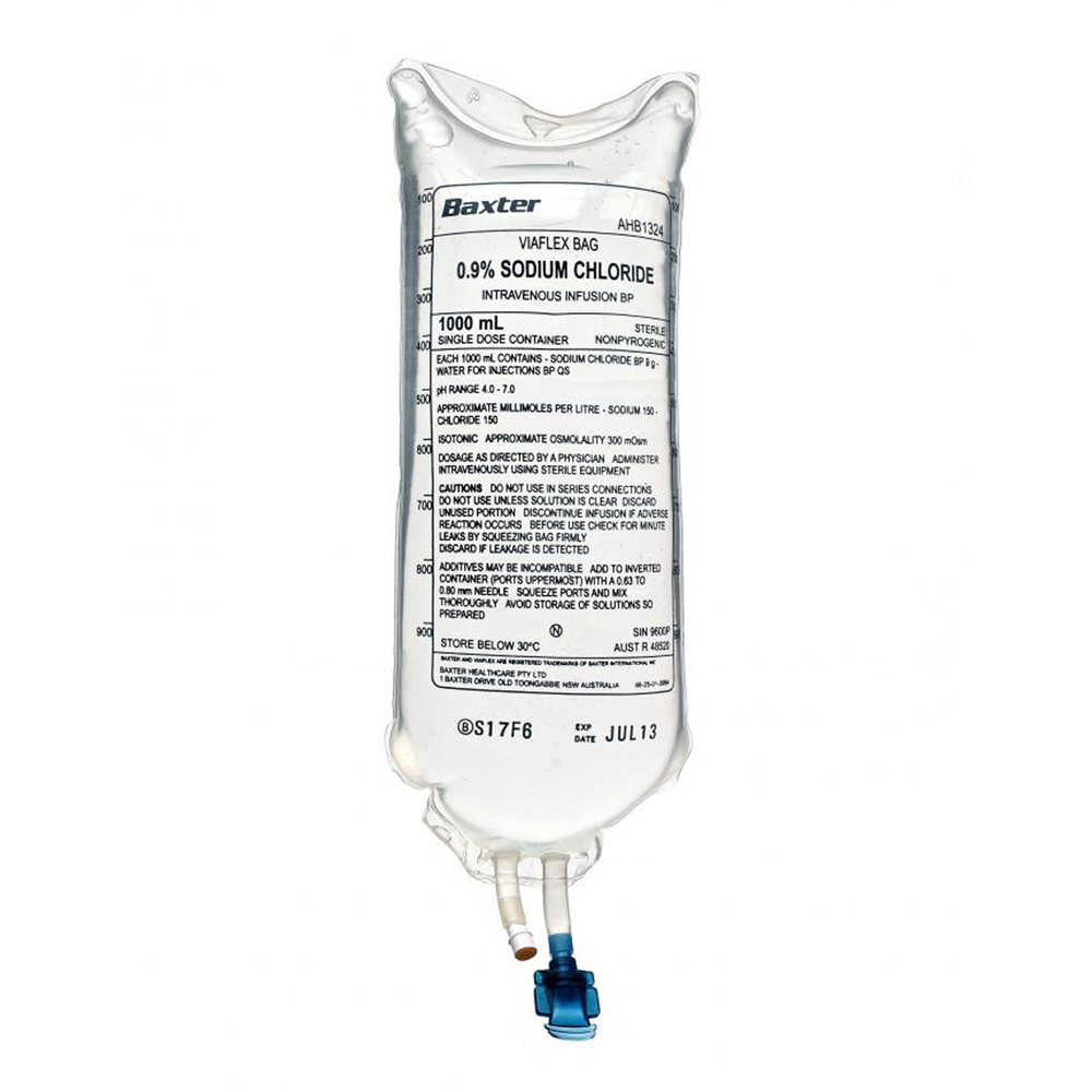 0.9% Sodium Chloride Injection Bag, USP – Bondi Medical Supplies Inc